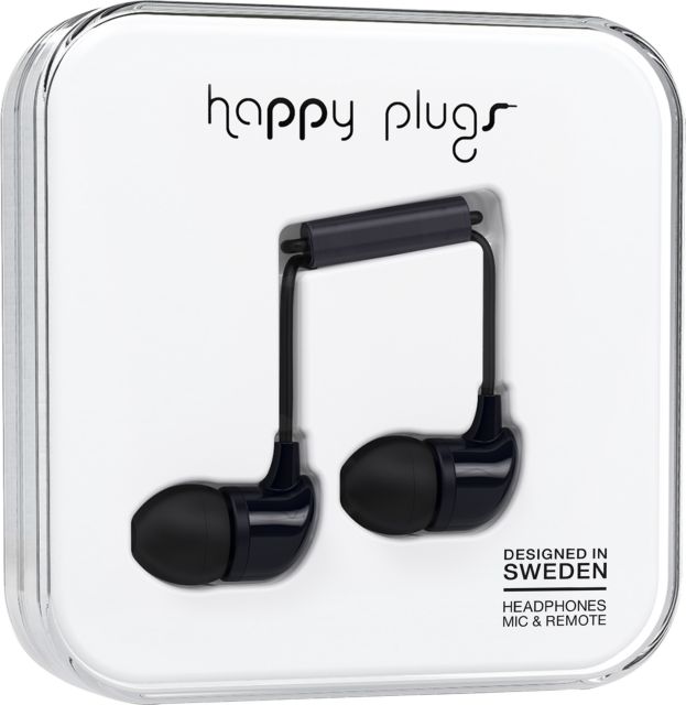 Happy Plugs In- Ear Earbuds - Black | Happy Plugs | Patrick & Henry ...