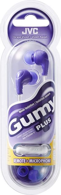 JVC Gumy Plus Inner Ear Headset with Mic - VIOLET - ONLINE ONLY | JVC ...