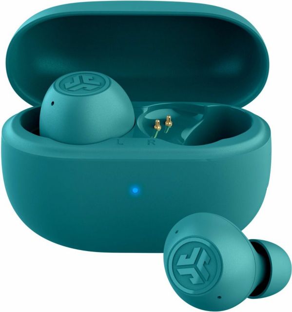 JLAB GO POP ANC TRUE WIRELESS EARBUDS in TRANSPARENT NEON GREEN ...